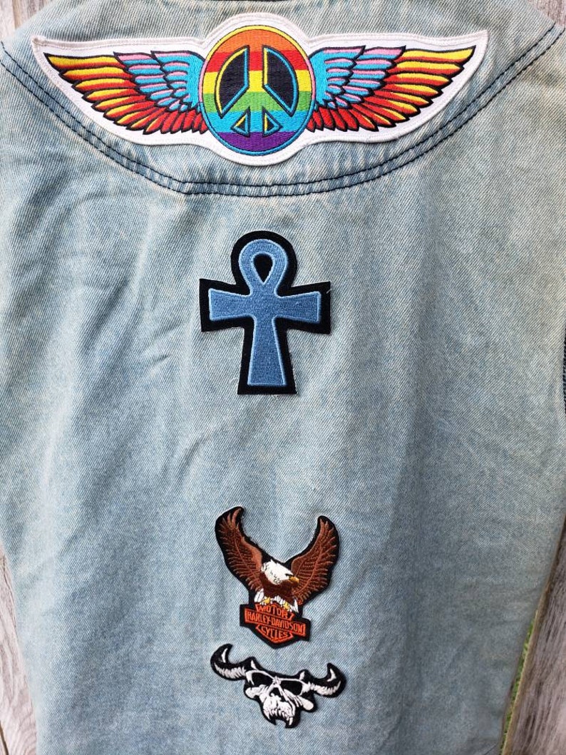 RARE 90s Vintage JNCO Denim Vest Custom Patches 90s Baby - Etsy