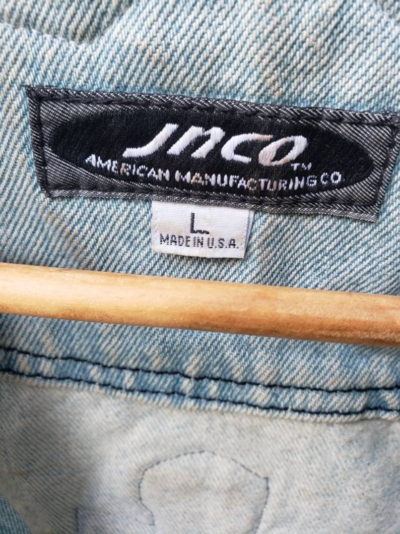 RARE 90s Vintage JNCO Denim Vest Custom Patches 90s Baby - Etsy