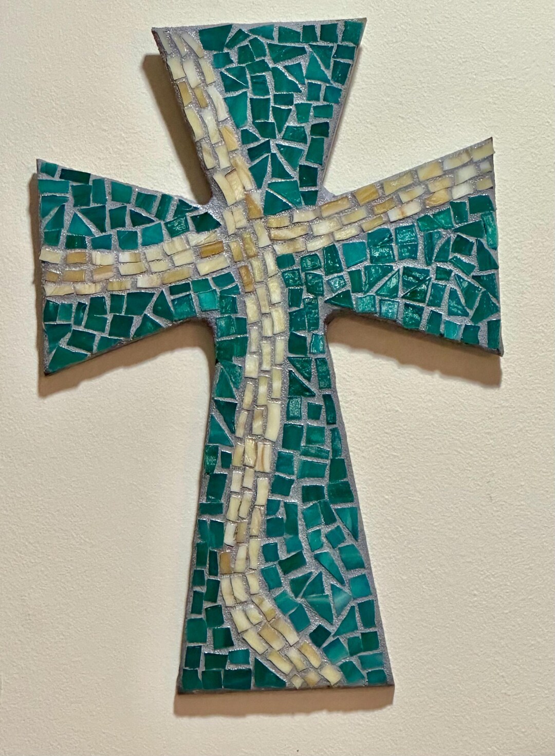 ORIGINAL Artist Signed MOSAIC Wall Cross - Etsy