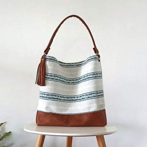 Woven Rug Ethnic Hobo Bag, Bohemian, Boho Bag, Large Hobo, Casual Bag ...