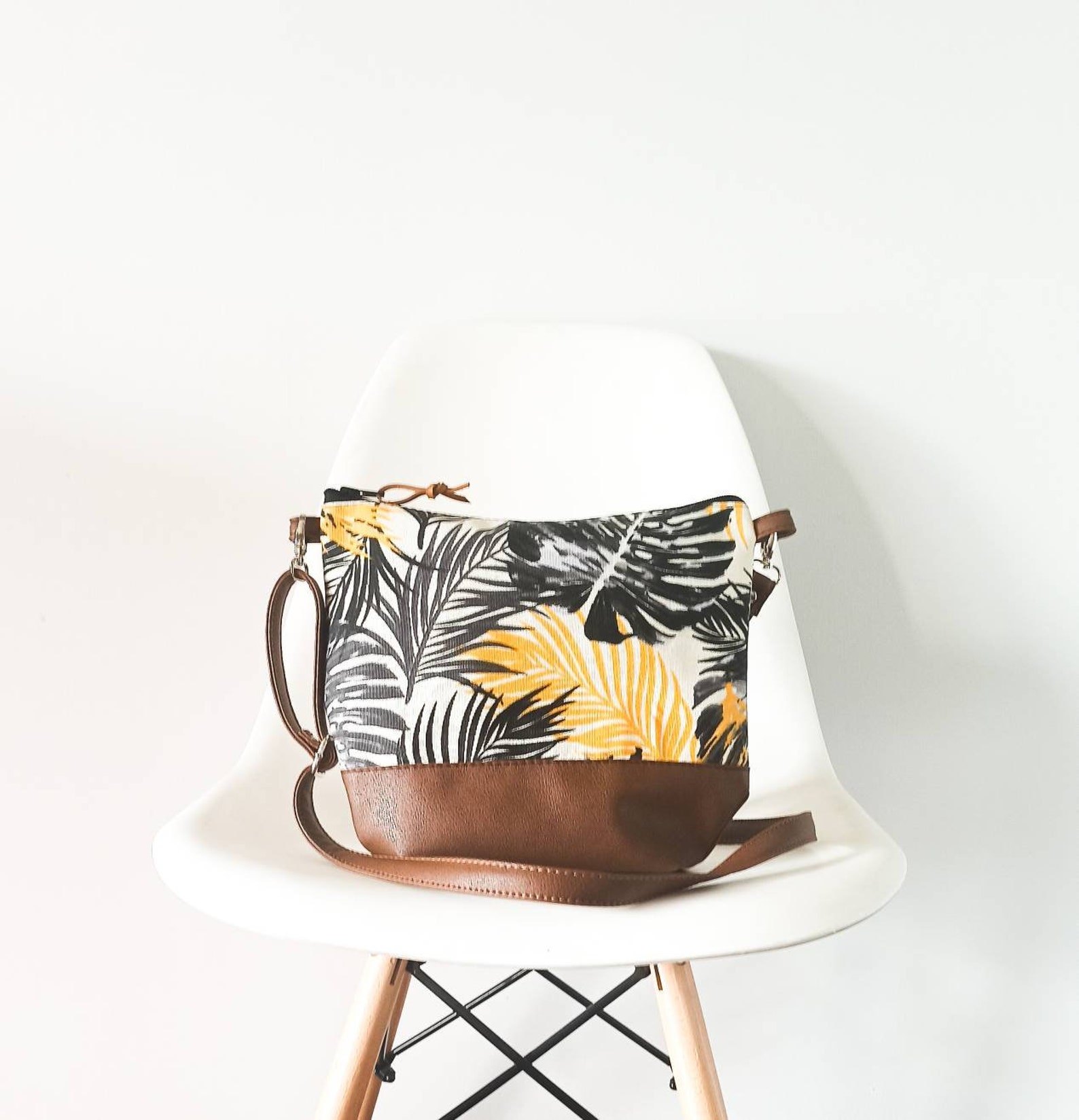 Crossbody Purse Crossbody Bag Palm Print Tropical Print - Etsy