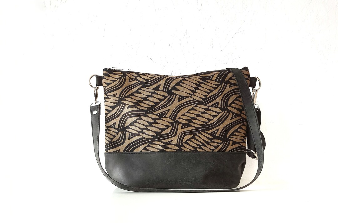 Large Crossbody Purse, Crossbody Bag, Neutral Color Bag, Linen and ...