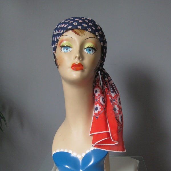 Red Head Scarf - Etsy
