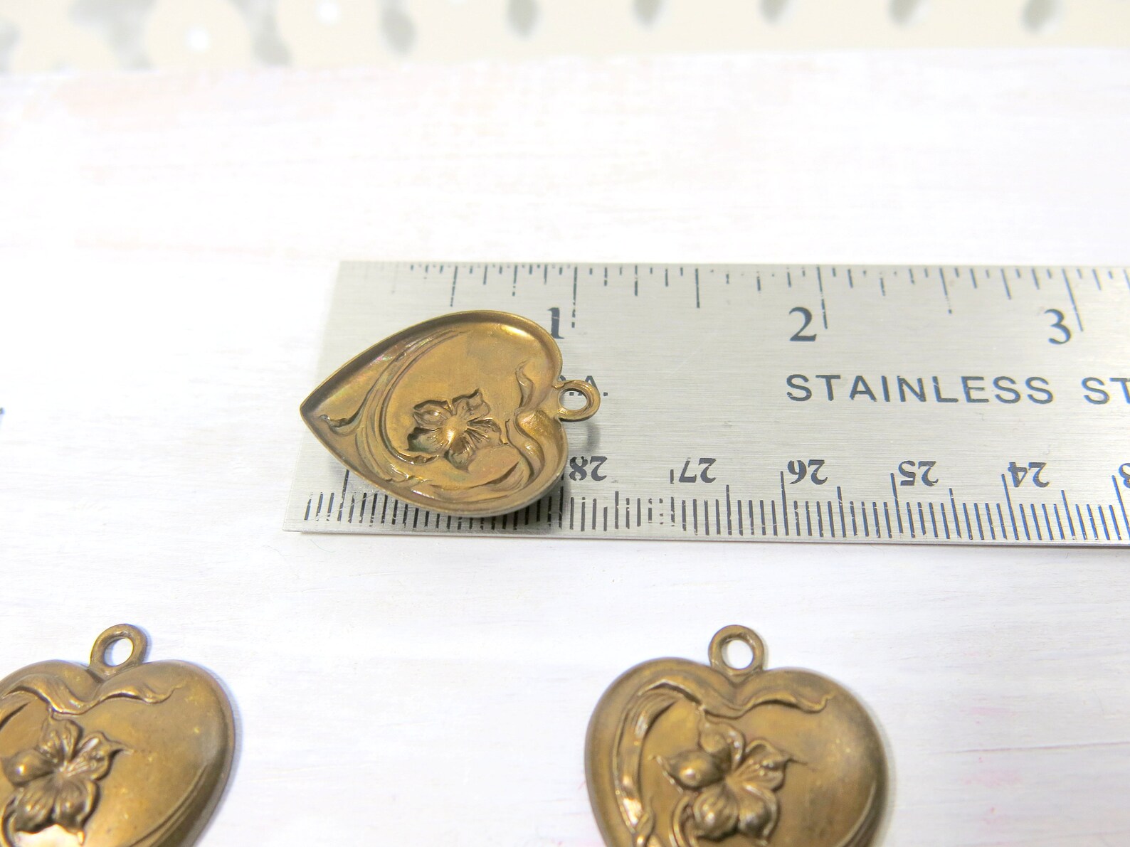 Chocolate Ox Heart Heart Charm Heart Pendant Chocolate - Etsy