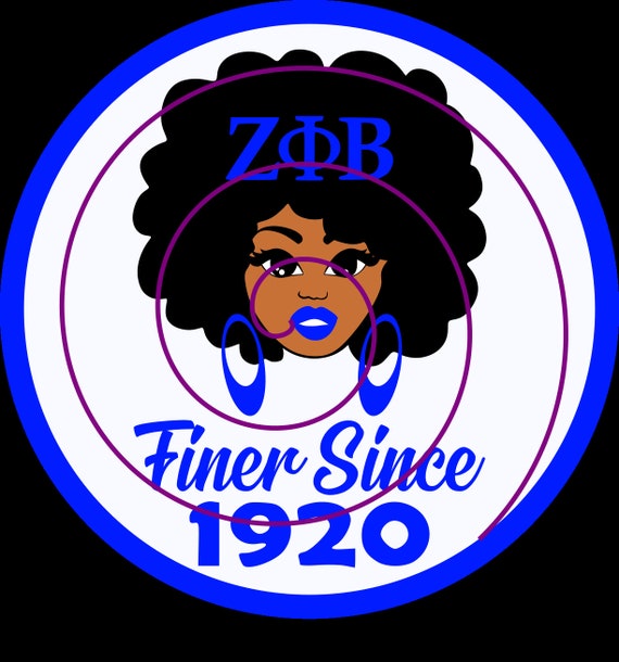 Zeta Phi Beta Digital Download Svg Png Pdf Cricut - Etsy