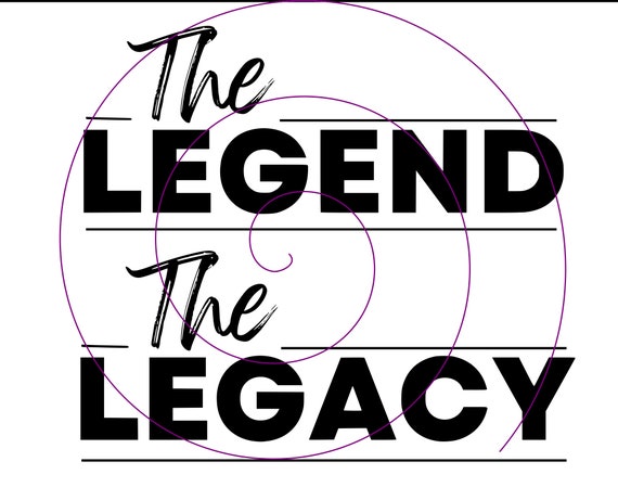 The Legend SVG the Legacy SVG Father Son Matching Shirts - Etsy