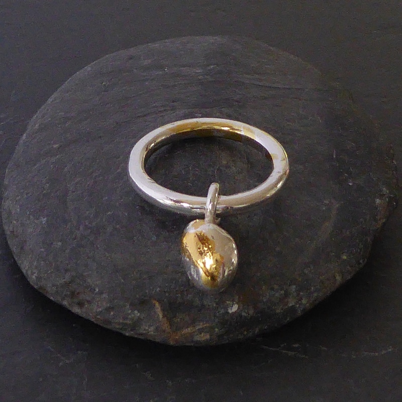 Dangle Charm Ring - Etsy