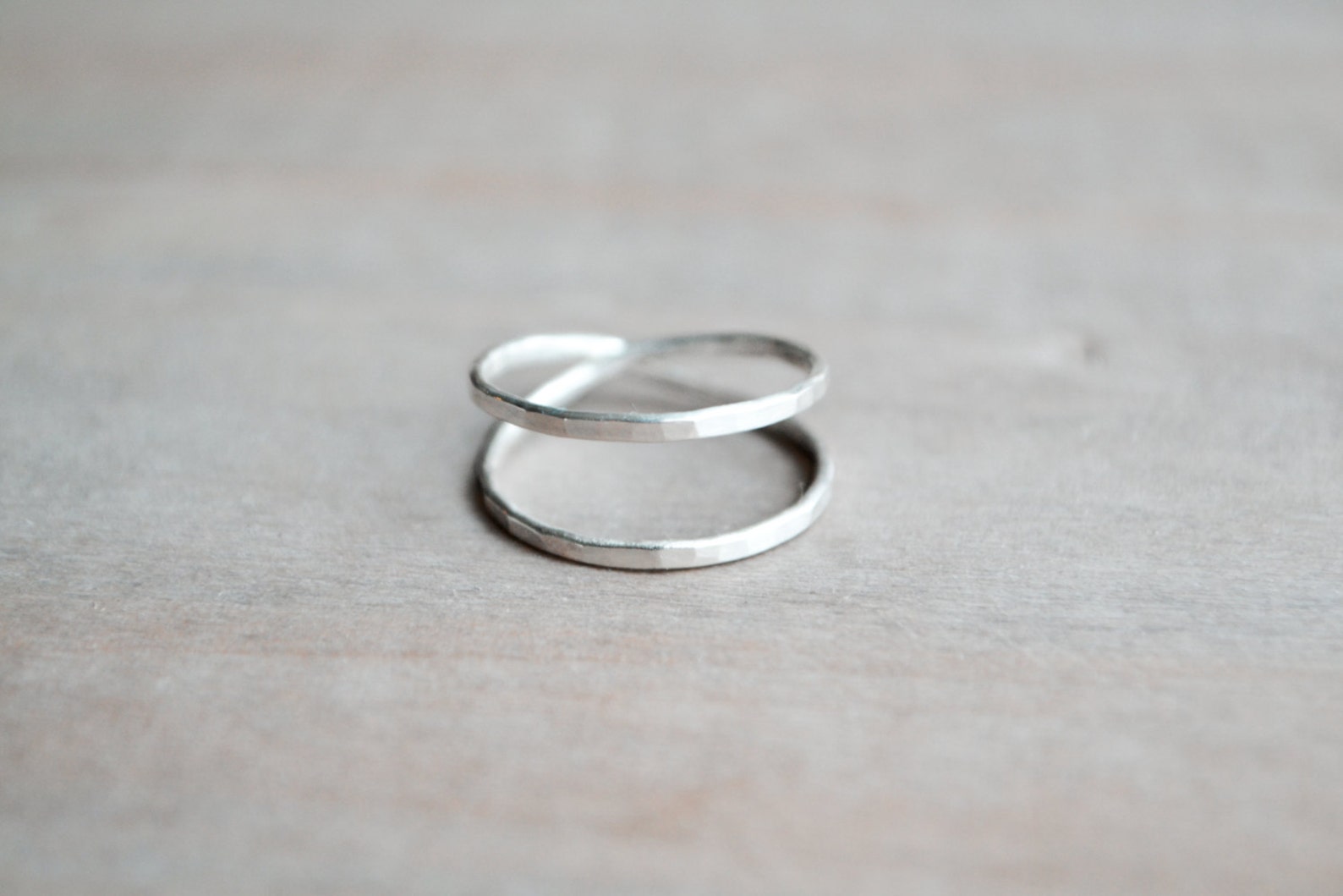 The Cora Ring Sterling Silver Ring Silver Criss - Etsy