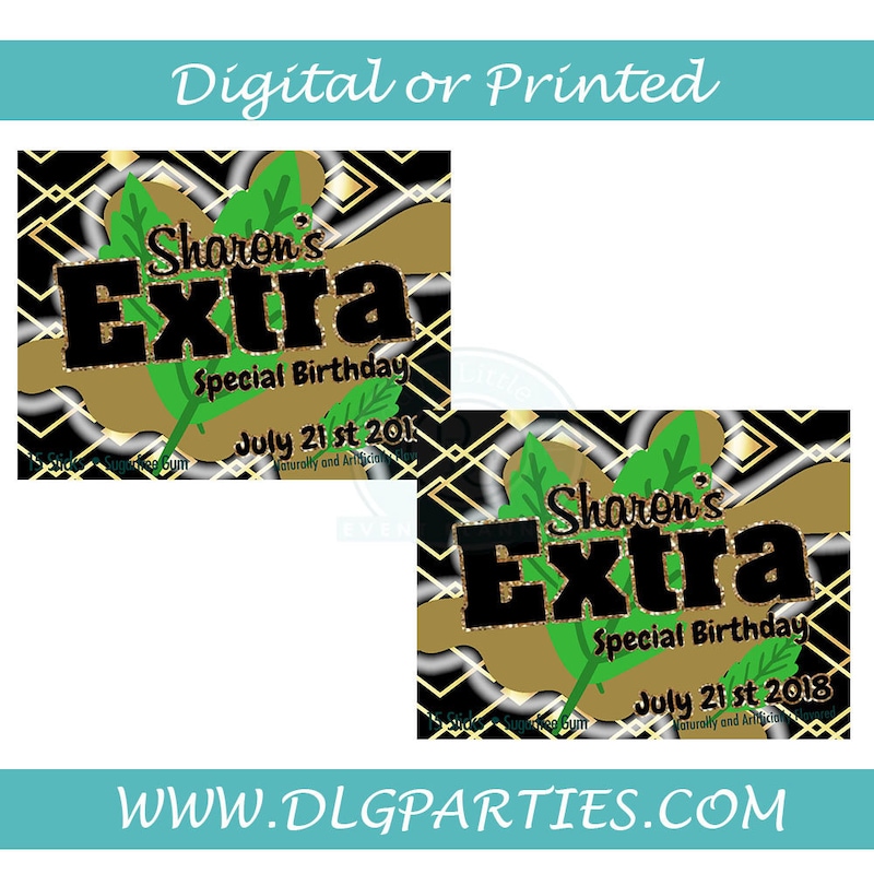 Personalized Gum Wrappers - Etsy