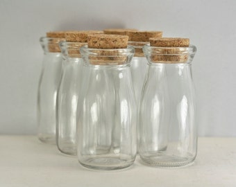 Small milk bottles | Etsy