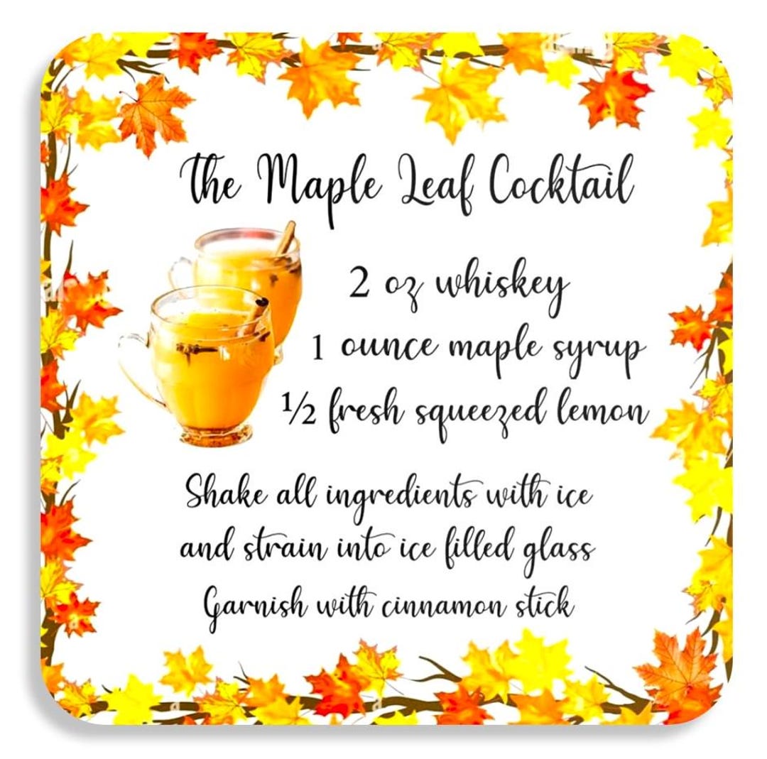 Maple Syrup Favor Recipe Cards for Maple Syrup Favors Order as Many as ...