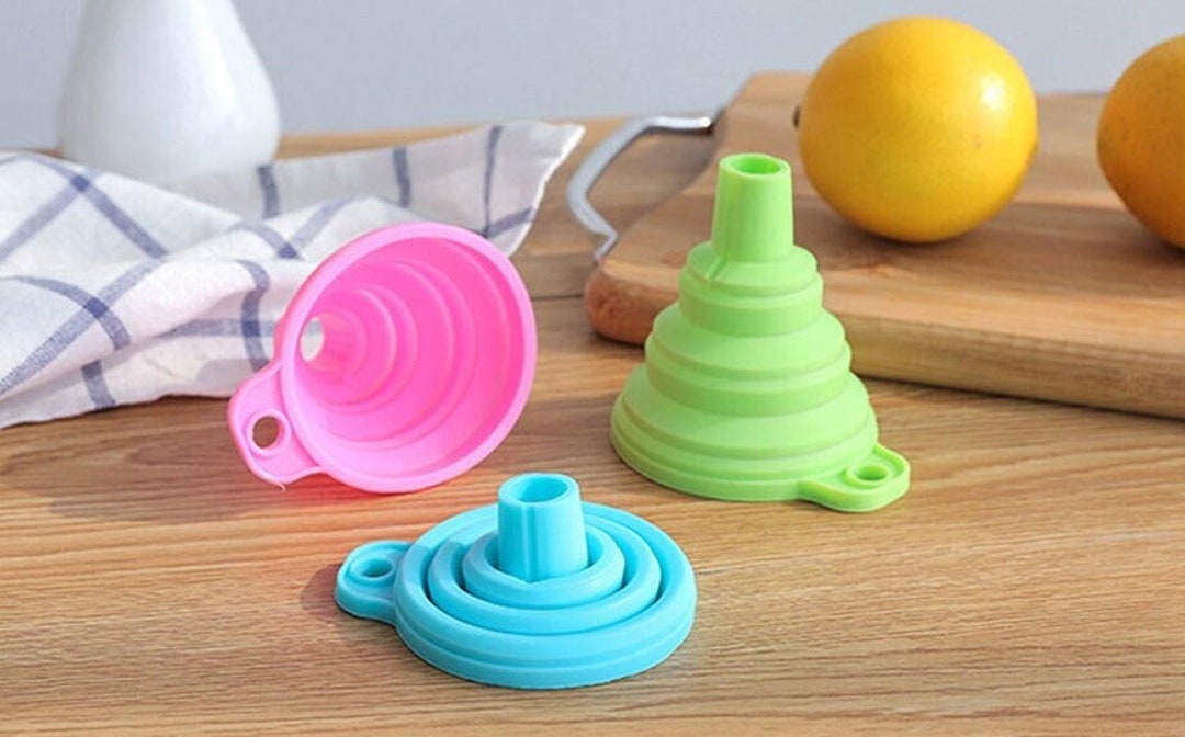 One Funnel Folding Funnel for Filling Widemouth Bottles Collapsible ...
