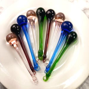 One Set Left! 9 Blown Glass Water Drops 3.5 Inch Glass Drop Ornaments ...