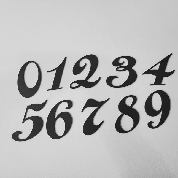 Script House Number - Etsy