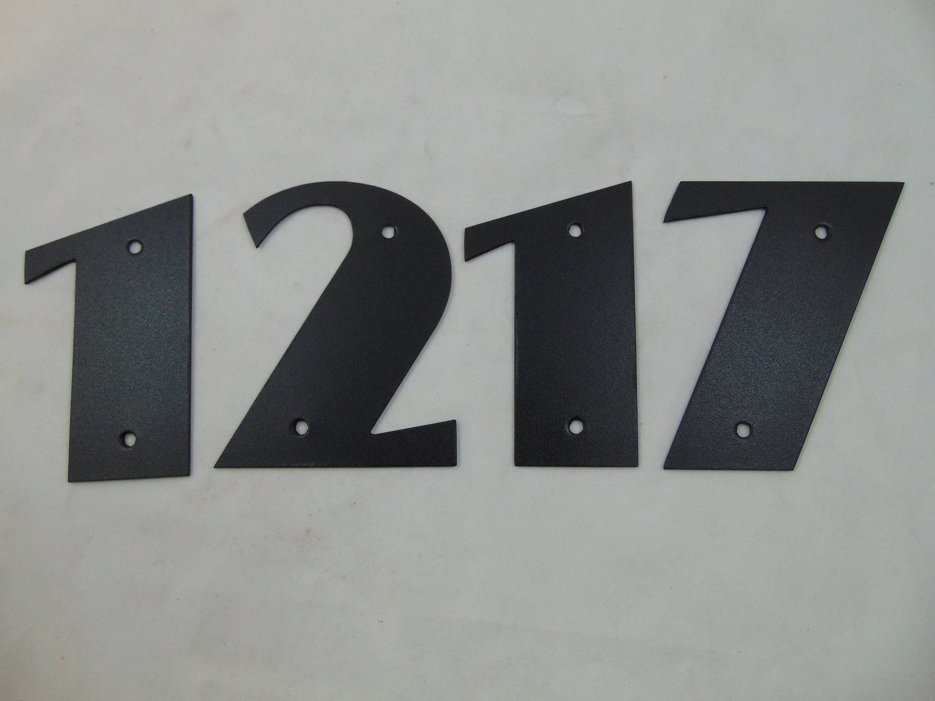Metal Address Number Cutouts for Your Home or Apartment - Etsy