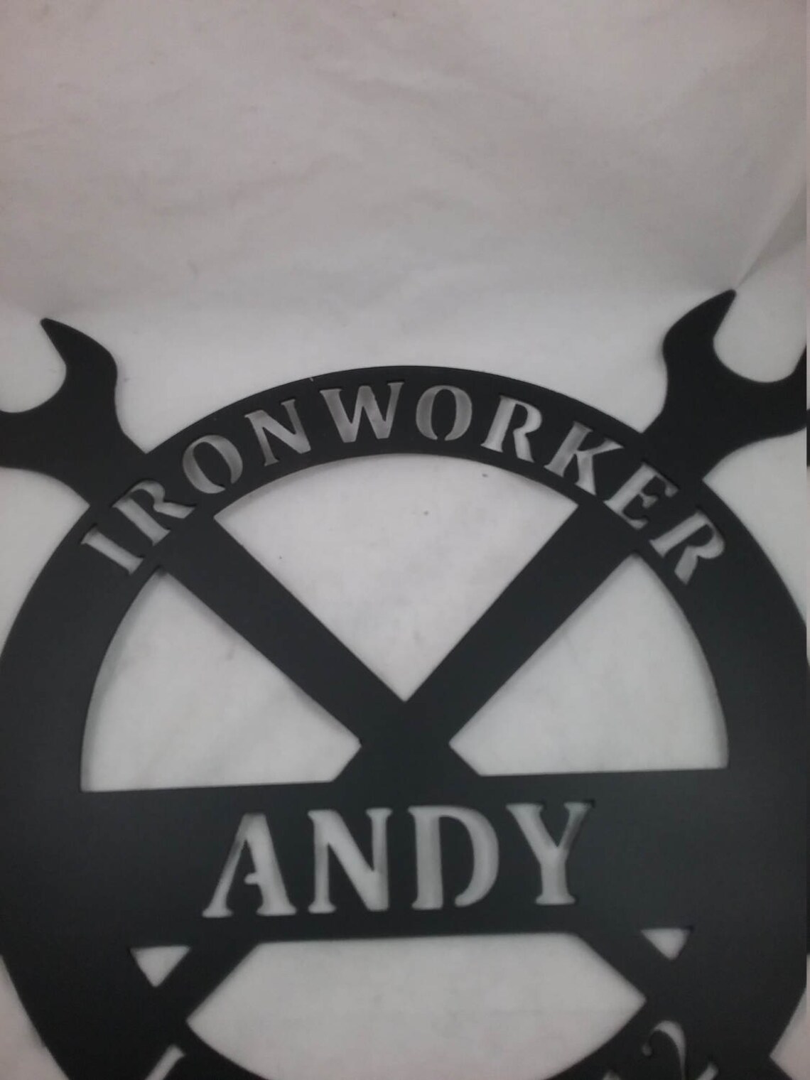 Metal Ironworker Sign Custom Made Current Job or Retirement - Etsy