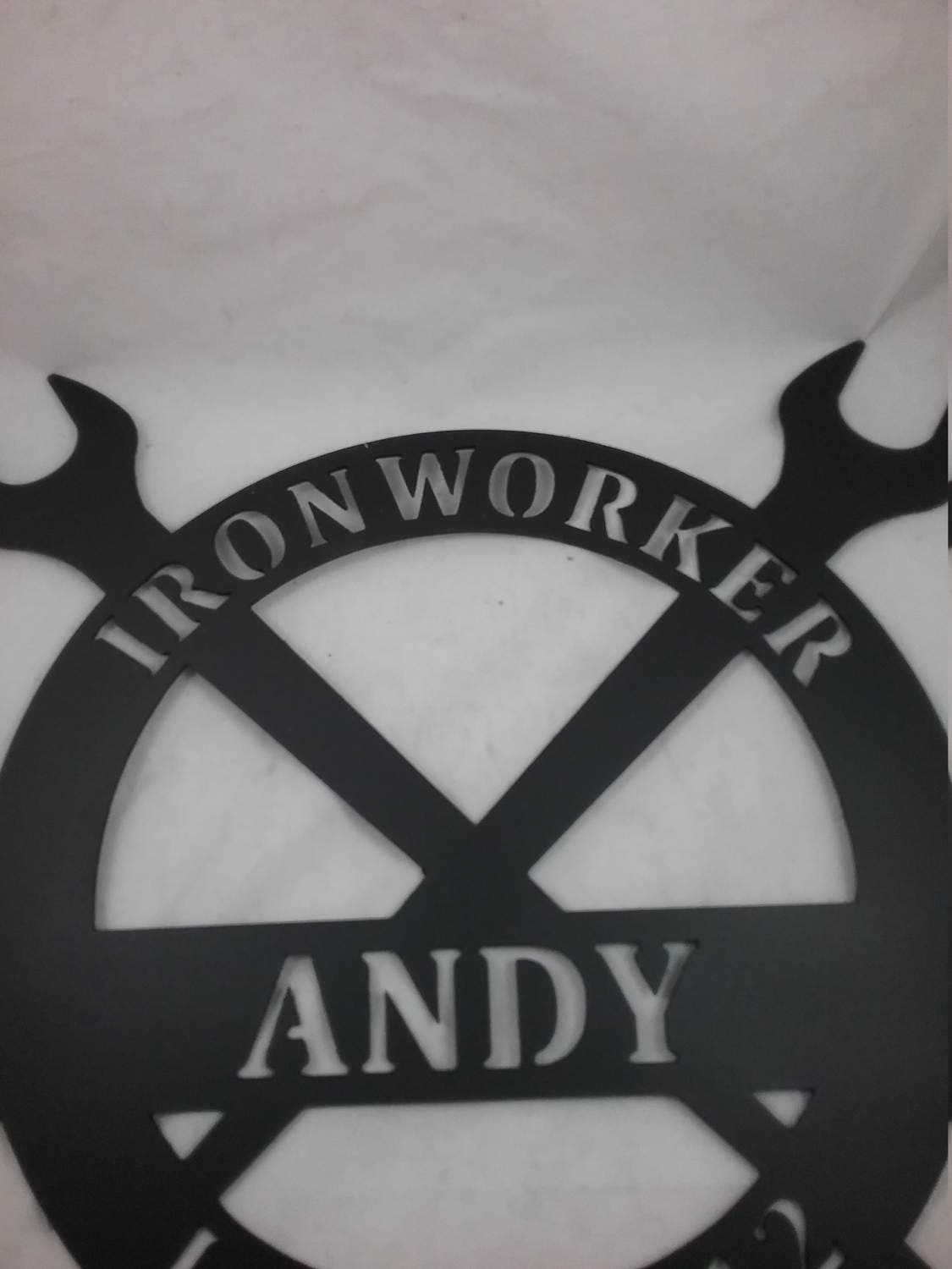 Metal Ironworker Sign Custom Made Current Job or Retirement - Etsy Canada