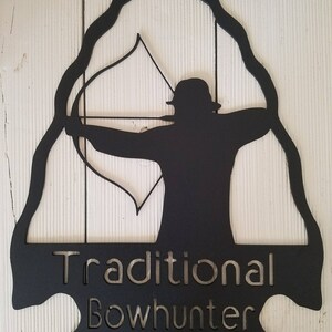 Traditional Bowhunter Metal Sign for Your Favorite Hunter or - Etsy