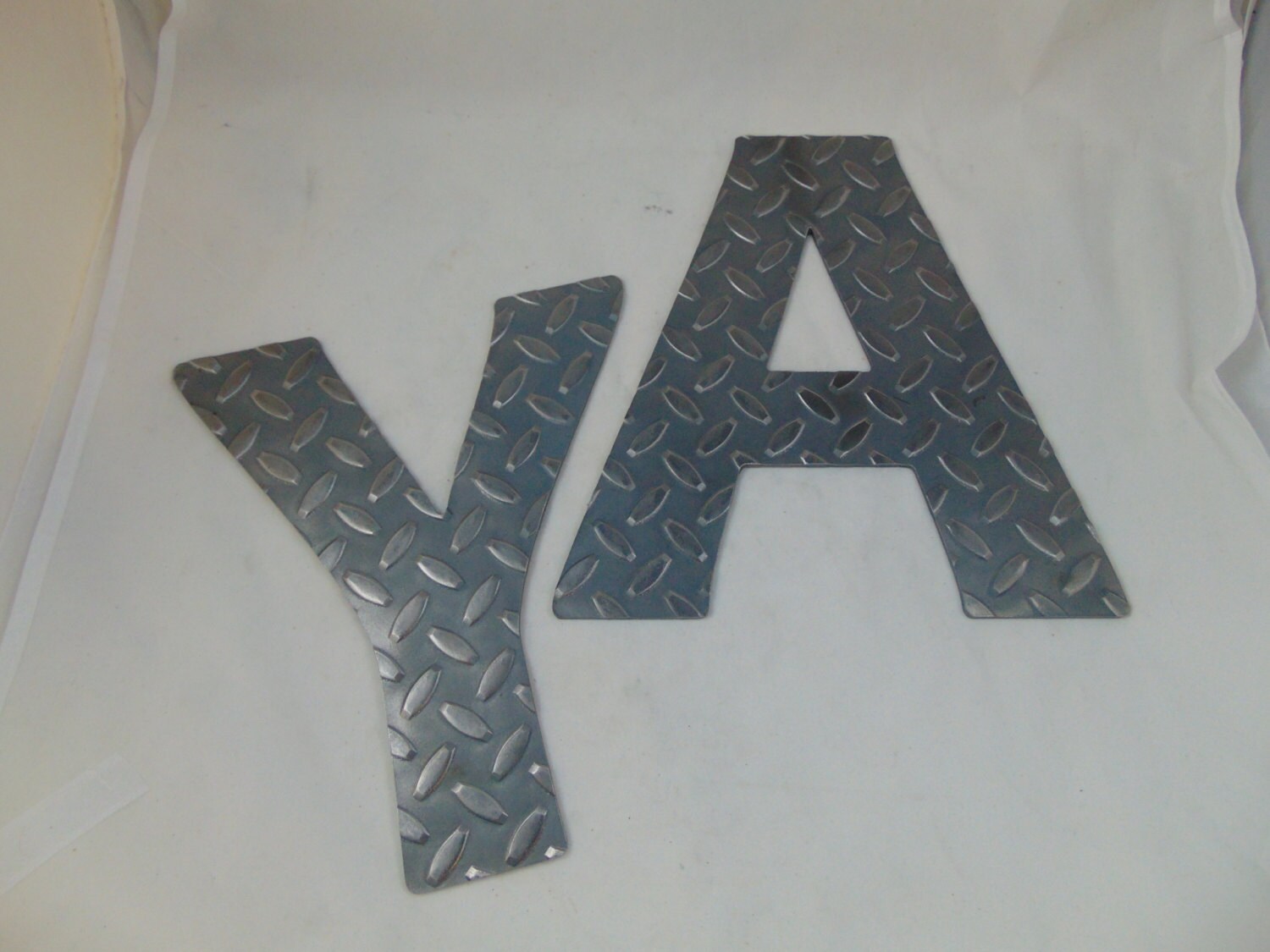 Diamond Plate Letter or Number, Candara Font - Price is PER Letter or ...
