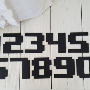 Metal Address Number Cutouts for Your Home, You Pick Numbers, Custom ...