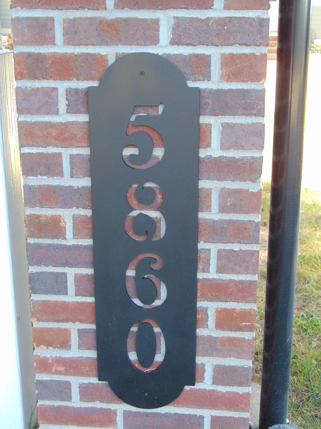 Metal Address Plate Custom Made With Your Address Numbers - Etsy