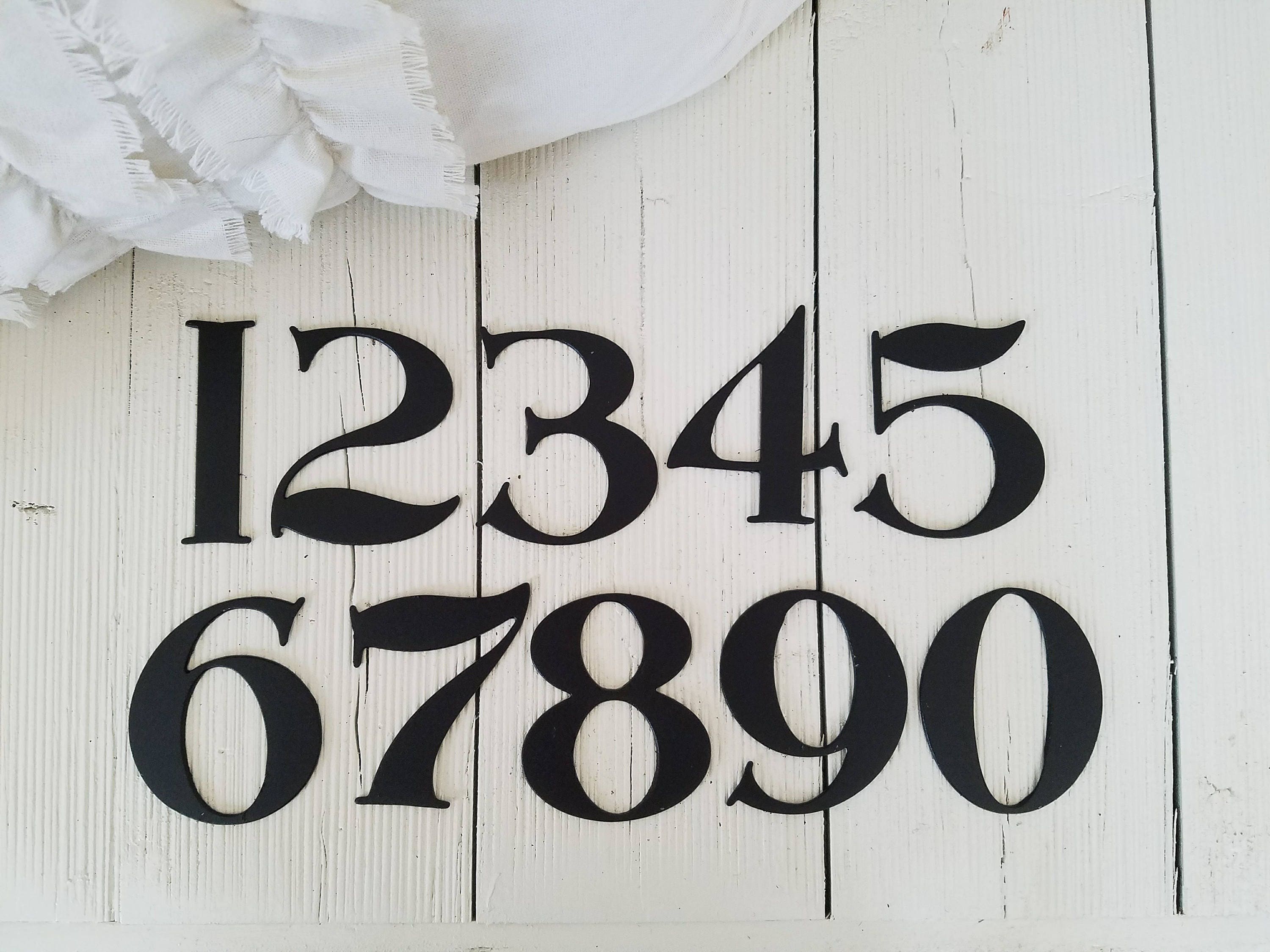Metal Address Number Cutouts for Your Home or Apartment - Etsy
