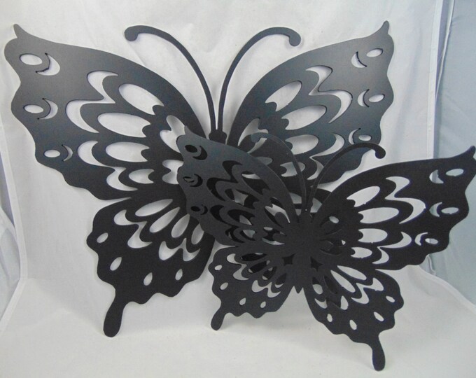 Special Butterfly Metal Cutout Wall Hanging, Metal Art, Set of Two - Etsy