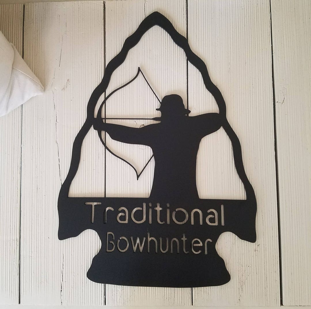 Traditional Bowhunter Metal Sign for Your Favorite Hunter or - Etsy