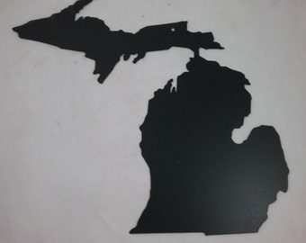 State of Michigan Metal Magnet - Etsy