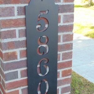 Metal Address Plate Custom Made With Your Address Numbers - Etsy