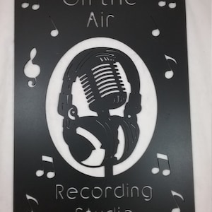 Metal Music Recording Studio Sign Custom Name Added - Etsy