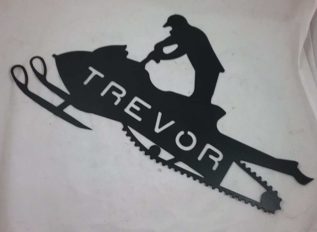 Metal Snowmobile Personalized Sled Powder Passion - Etsy