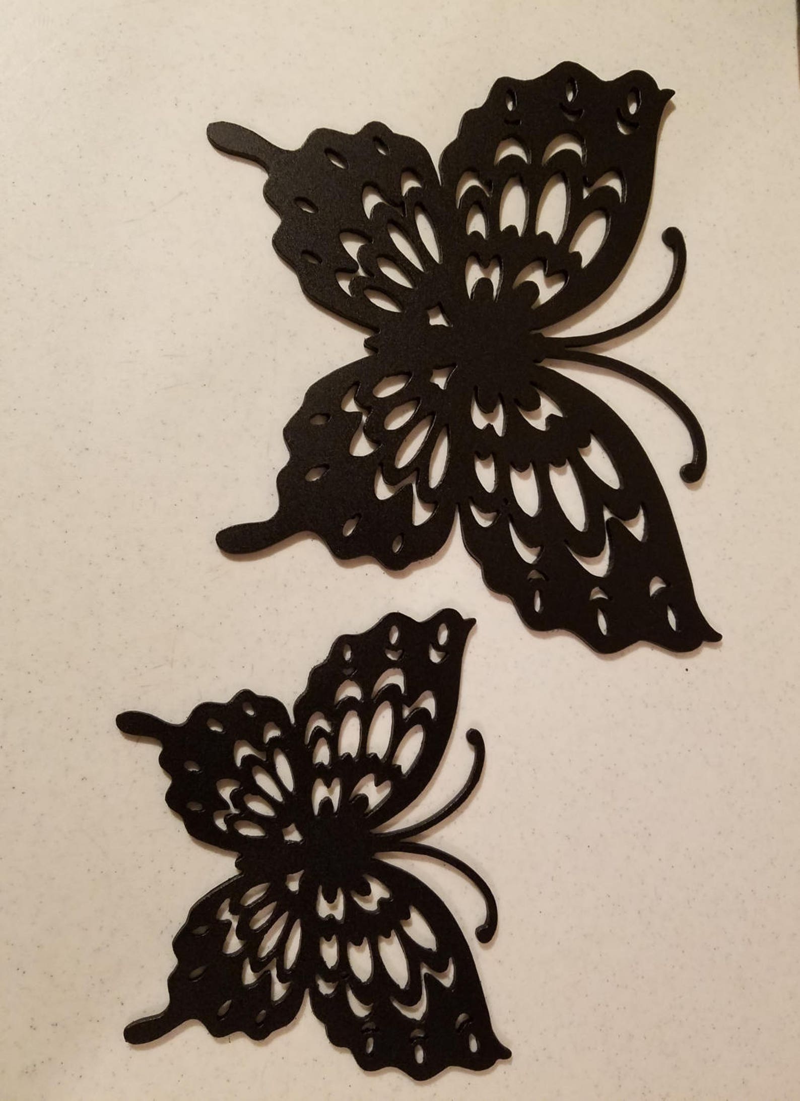 Butterfly Metal Cutout Wall Hanging Metal Art 6 | Etsy