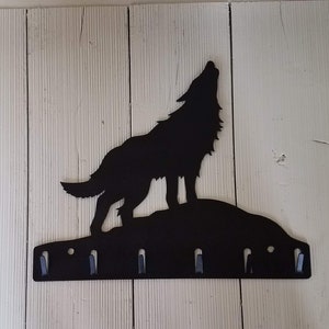 Metal Wolf Key Hanger - Etsy