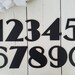Metal Address Number Cutouts for Your Home or Apartment, Custom Size ...