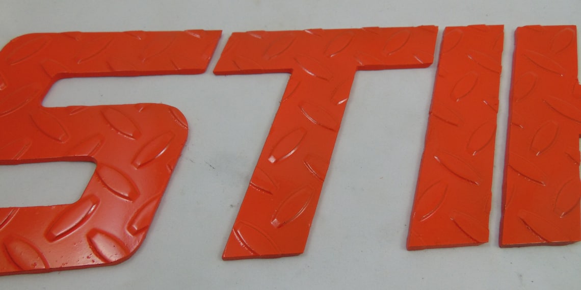 Custom Diamond Plate Letters - Etsy