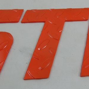 Custom Diamond Plate Letters - Etsy