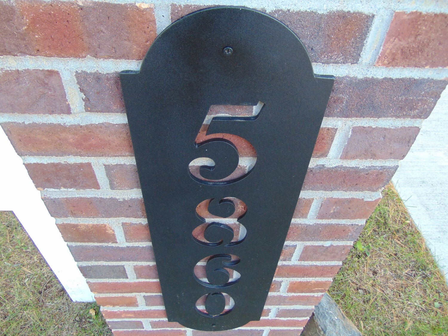 Metal Address Plate Custom Made With Your Address Numbers - Etsy