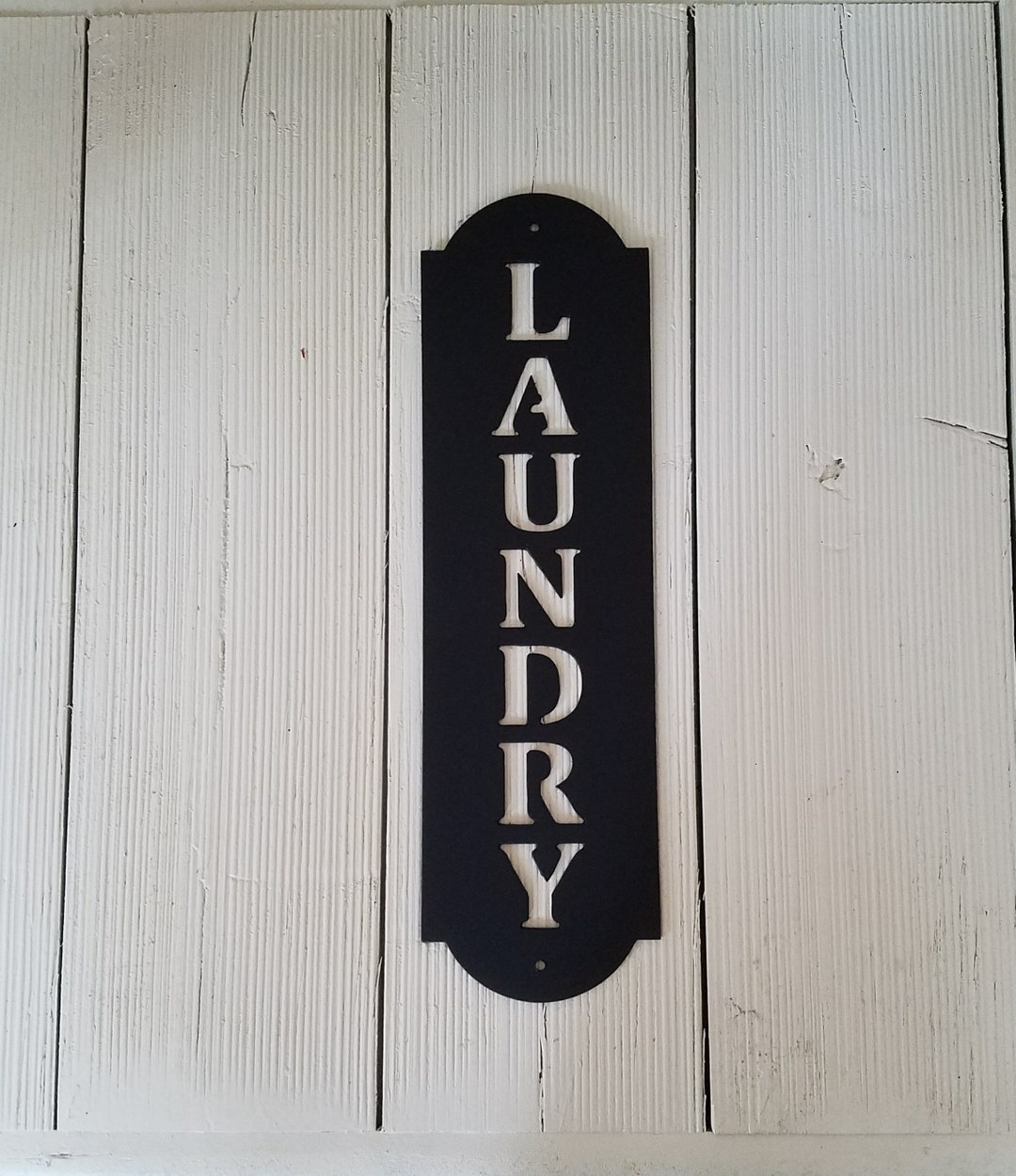 Metal Laundry Sign / Push Plate for Door - Etsy
