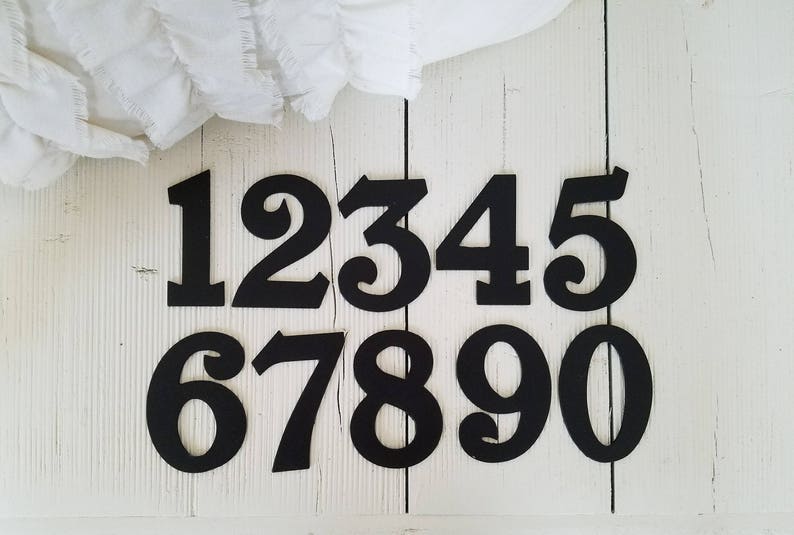 Metal Address Number Cutouts for Your Home or Apartment - Etsy