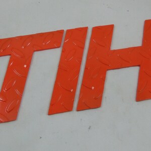 Custom Diamond Plate Letters - Etsy