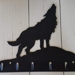 Metal Wolf Key Hanger - Etsy