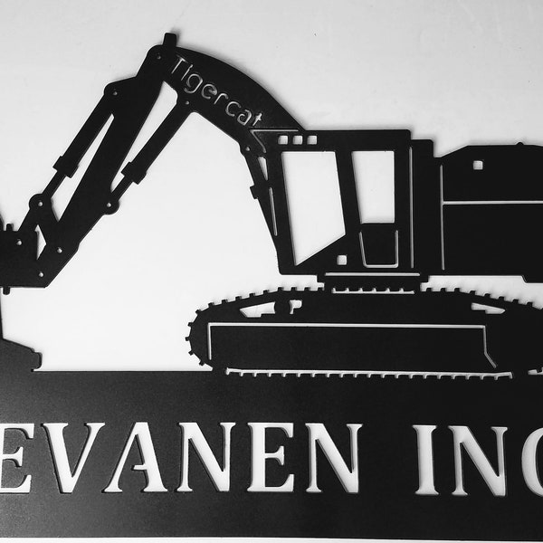 Logging Metal Sign - Etsy