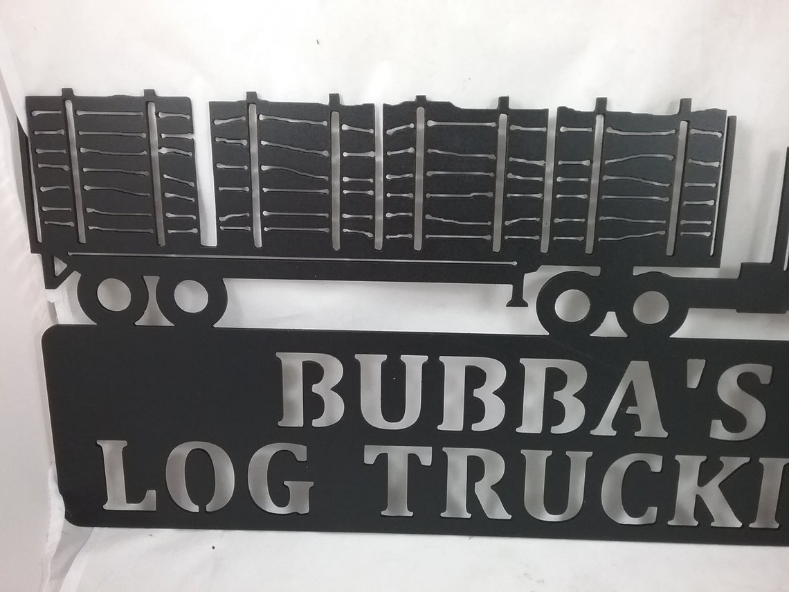 Metal Logging Truck Wall Hanging Sign Business Sign Custom - Etsy
