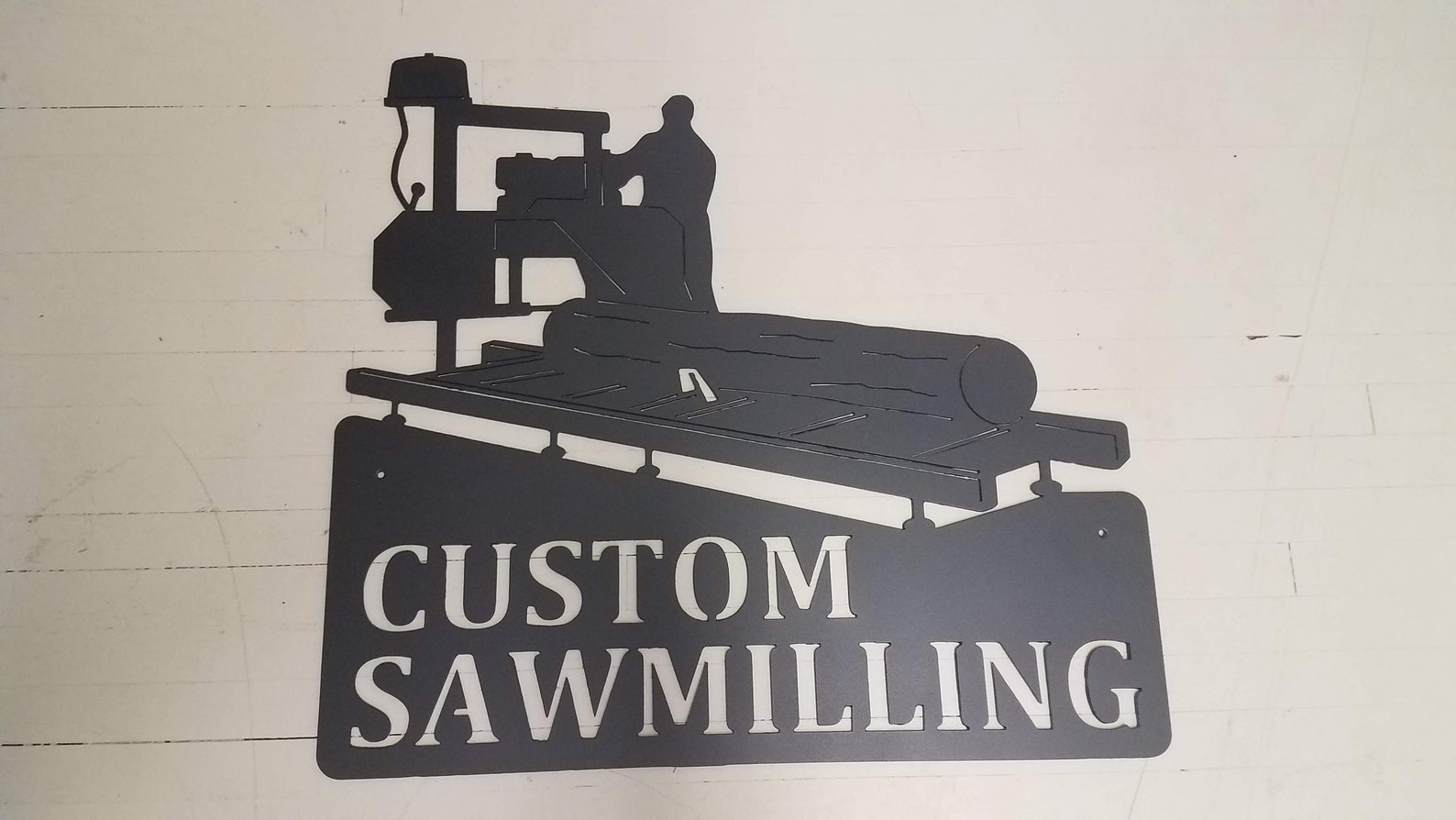 Metal Portable Sawmill Sign Custom Made With Your Name - Etsy