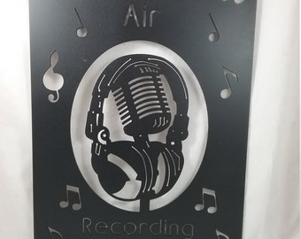 Metal Sign RECORDING STUDIO Sound Mixing Audio Engineer Music - Etsy