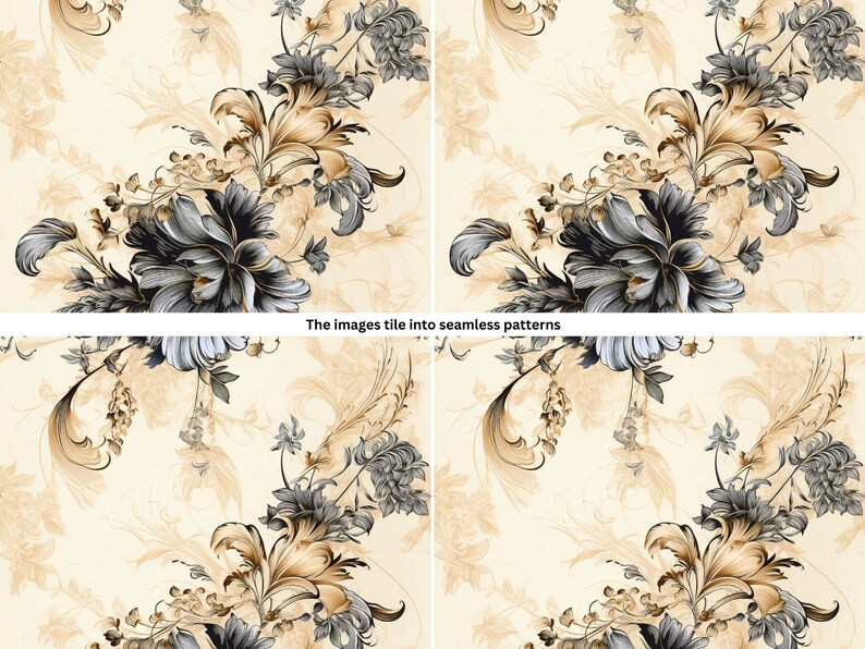 20 Printable Victorian Papers – Vintage Wallpaper – Digital Download ...