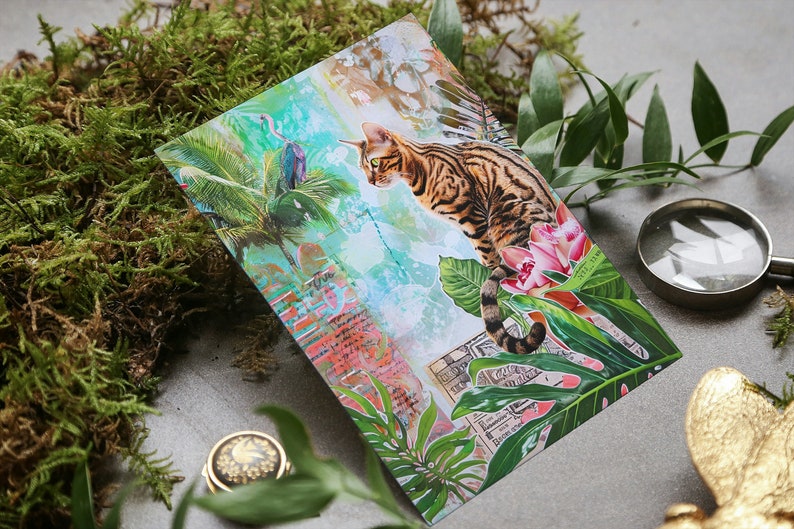 22 Cat Digital Papers Bundle - Printable Junk Journal Kit, High-resolution 300 DPI, Crafting ...