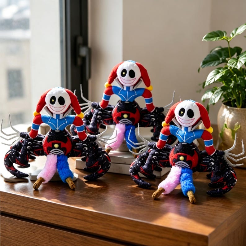 Jester Spider Plush Creepy Cute Horror Game Plushie Horror Game ...