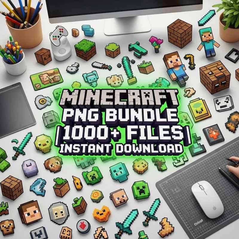 Minecrafts Wall Stickers - Etsy UK